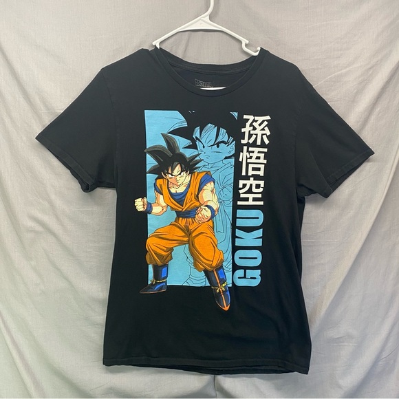 Shirts | Dragon Ball Z Goku Tshirt Toei Animation Black 10 Cotton Size ...